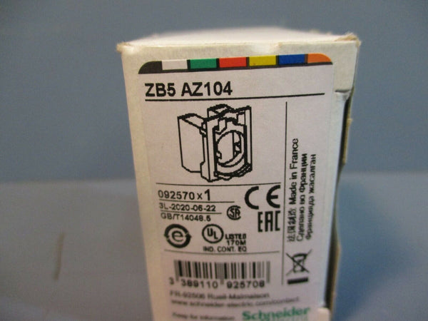 Schneider Electric ZB5 AZ104 Switch Contact Block NEW | eTech Surplus