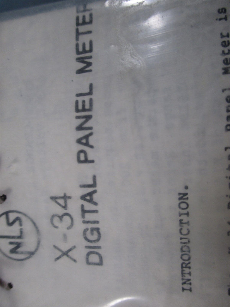 Non-Linear System X-34 Digital Panel Meter - New | eTech Surplus