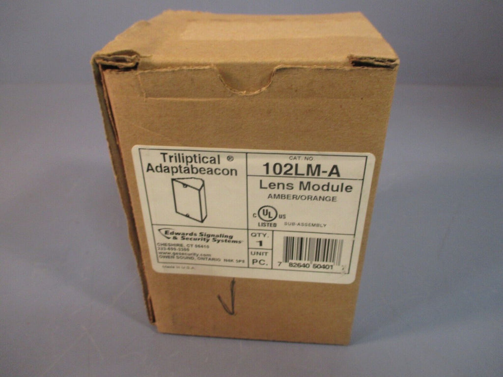 Edwards Signaling Triliptical Adaptabeacon Lens Module Amber Light Tow ...