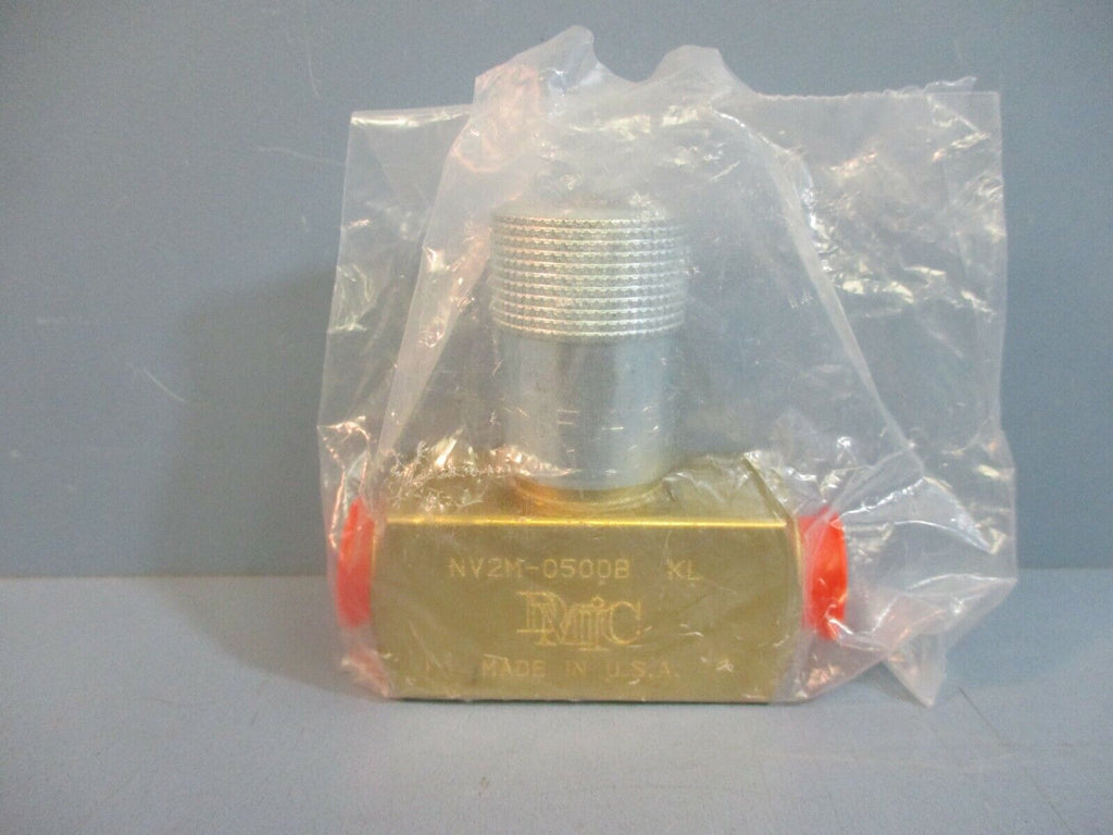 DMIC NV2M-0500B Needle Valve ½" 2000 PSI 15 GPM 57 LPM 138Bar Max NEW | eTech Surplus