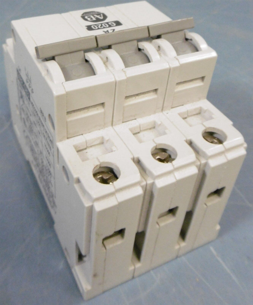 Allen-Bradley 1492-CB3 G020 Circuit Breaker 3-Pole 2A | eTech Surplus