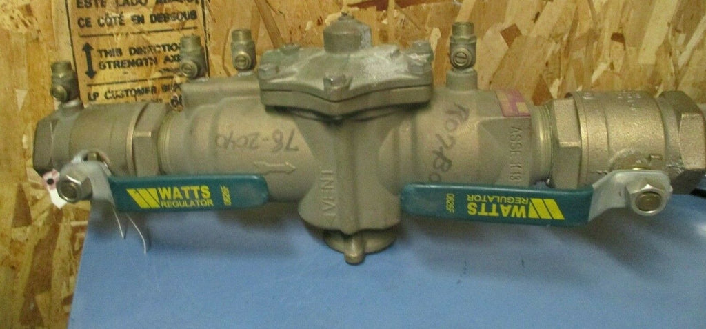 Watts Reduced Pressure Zone Backflow Preventer 2" 009M2QTRP | eTech Surplus