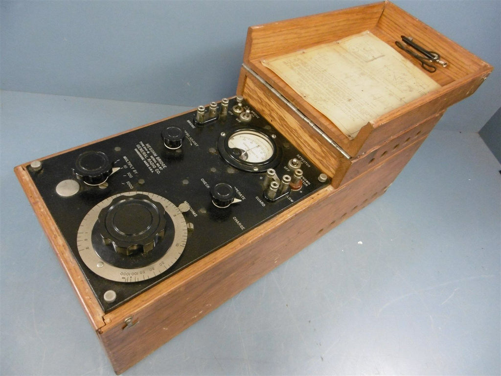 Vintage General Radio Megohm Bridge Type 544-B Cambridge | eTech Surplus