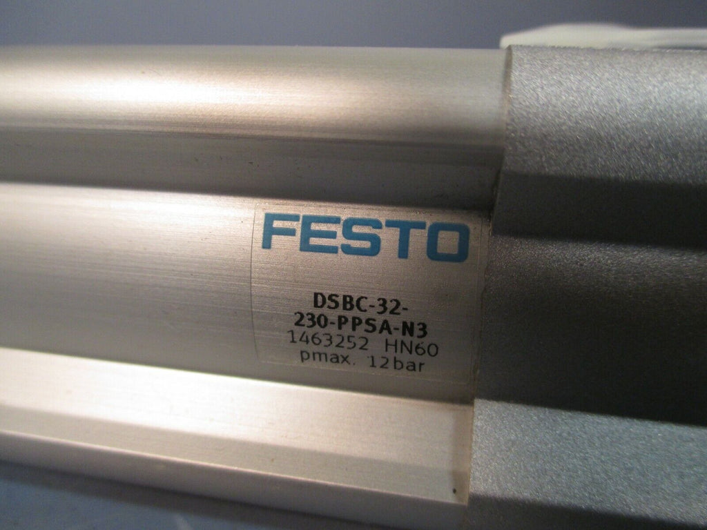 FESTO 1463252 DOUBLE ACTING PNEUMATIC AIR CYLINDER DSBC-32-230-PPSA-N3 ...