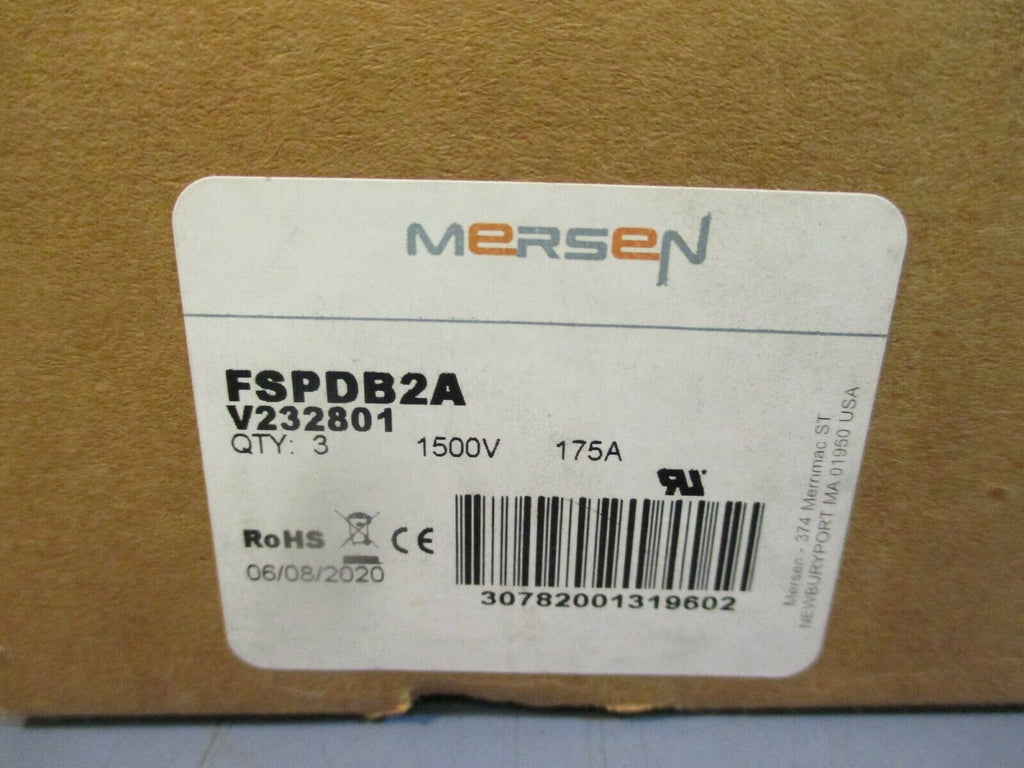 Mersen FSPDB2A Power Distribution Block 1500V 175A NEW LOT OF THREE | eTech Surplus