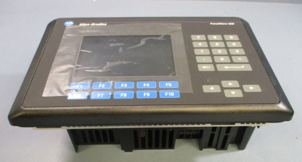 Allen Bradley 2711 K6c16 Ser C Panelview 600 Keypad Touch Display 100