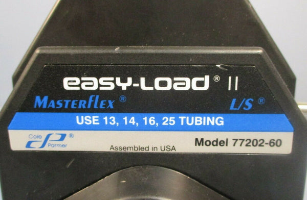 Cole Parmer 77202-60 MasterFlex L/S Easy Load II Pump Head | eTech Surplus