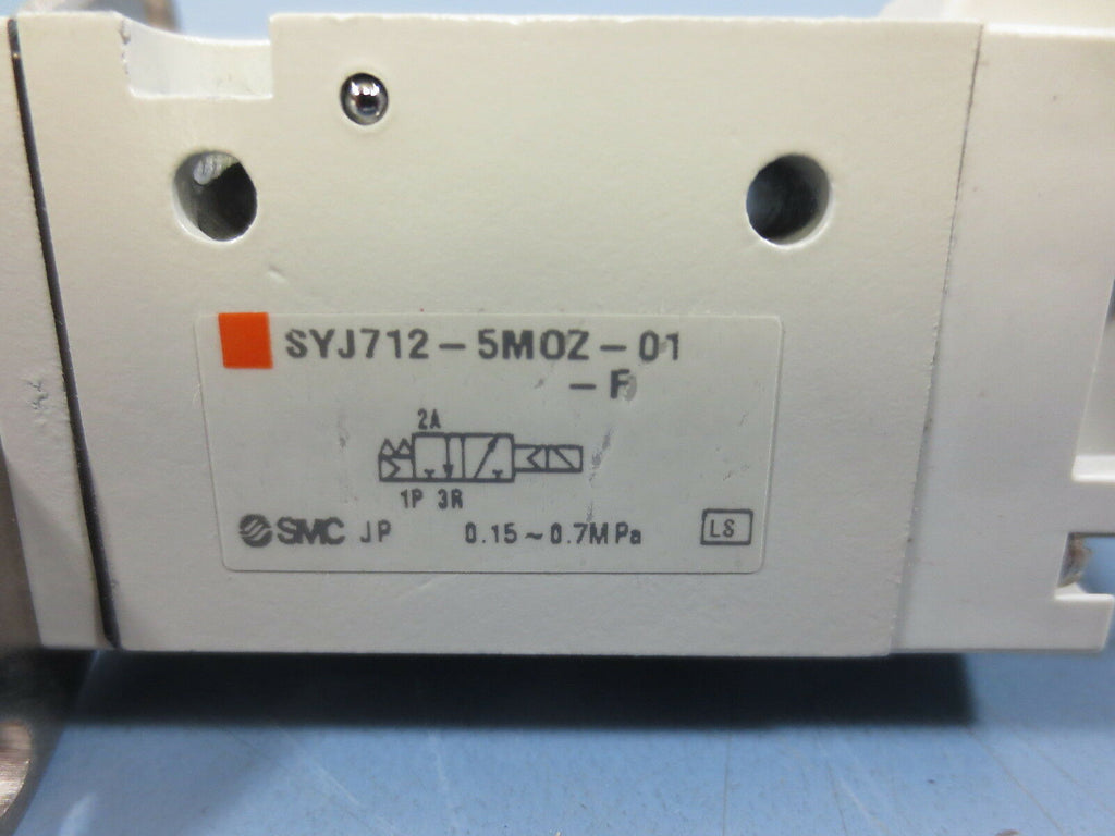 SMC SYJ712-5MOZ-01 SYJ712-5M0Z-01 Solenoid Valve 24V Vdc 3 Port | eTech Surplus