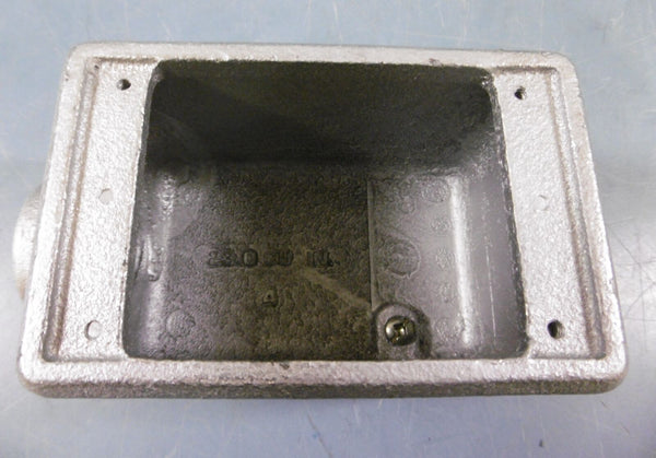 Crouse-Hinds Outlet Box 23.0 CU In. 1/2" FD1 3/4" FD2 NEW | eTech Surplus