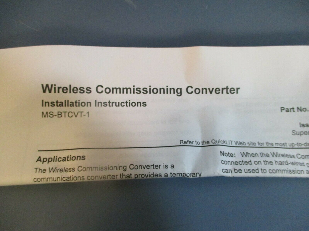 Johnson Controls MS-BTCVT-1 Bluetooth Converter NEW | eTech Surplus