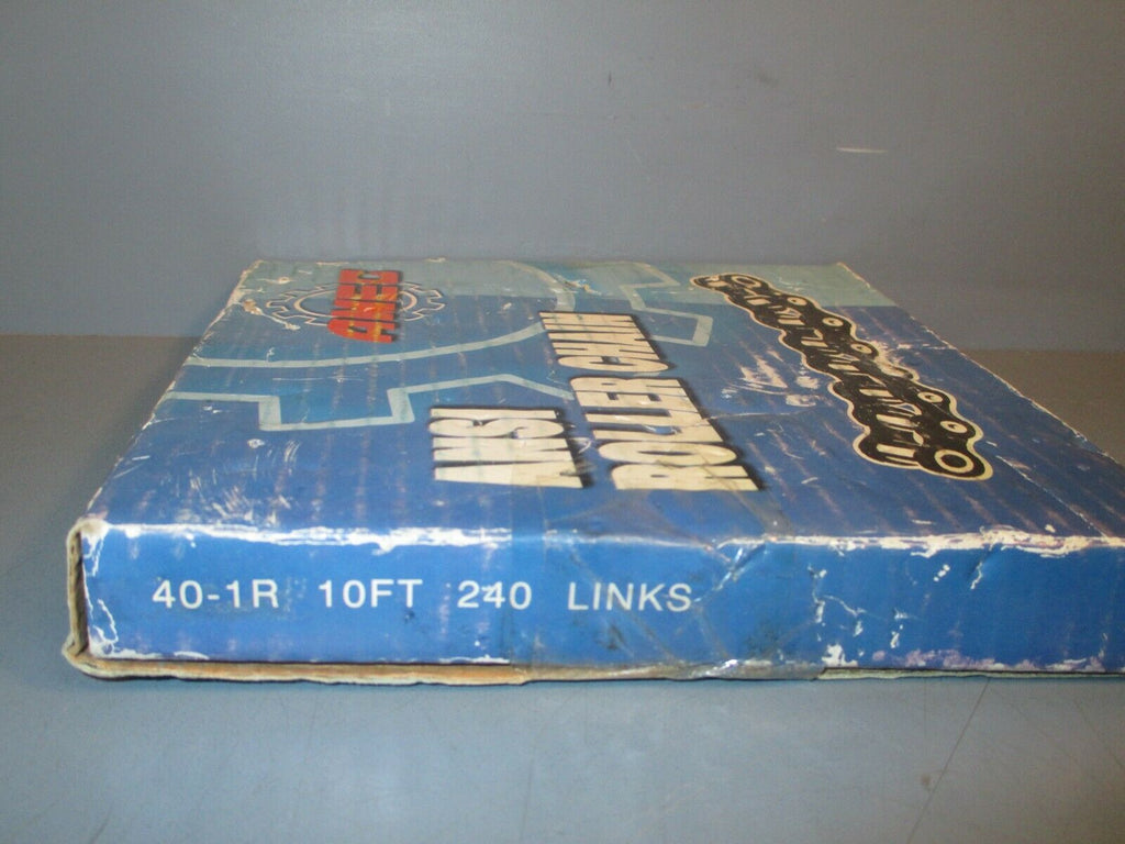 AMEC ANSI ROLLER CHAIN 10 FT 240 LINKS 40-1R | eTech Surplus