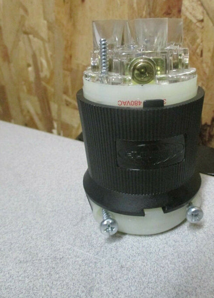 Hubbell Twist-lock 30 Amp Plug for 480 Volt 3 Phase HBL2731 | eTech Surplus