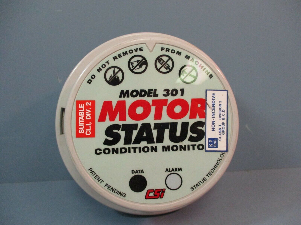 CSI Model 301 Motor Status Condition Motor A0301SP Used | eTech Surplus