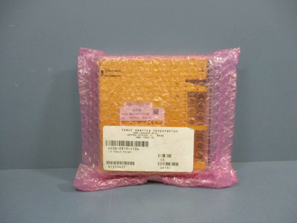 Fanuc A03B-0819-C104 I/O Module AID16D NEW | eTech Surplus