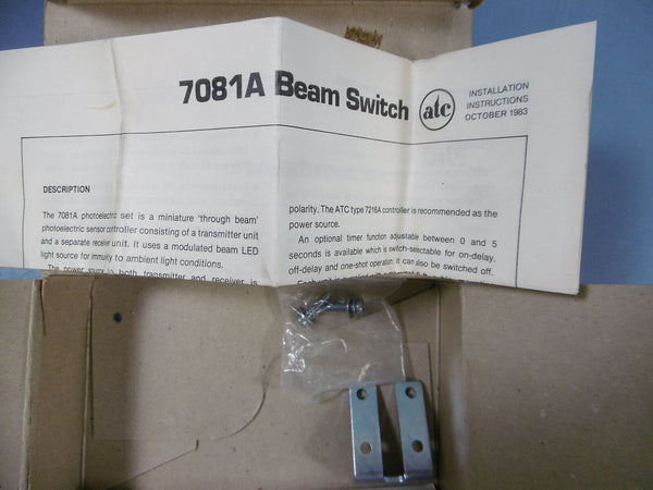 NIB ATC Thru-Beam Scanner Through Beam 7081AR4D4NLX | eTech Surplus