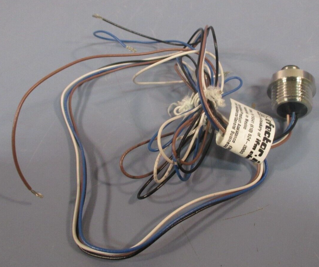 IFM EFECTOR ELECTRICAL ADAPTER PLUG 4 POLE, 22 AWG WIRE, 250 DC E18057 ...