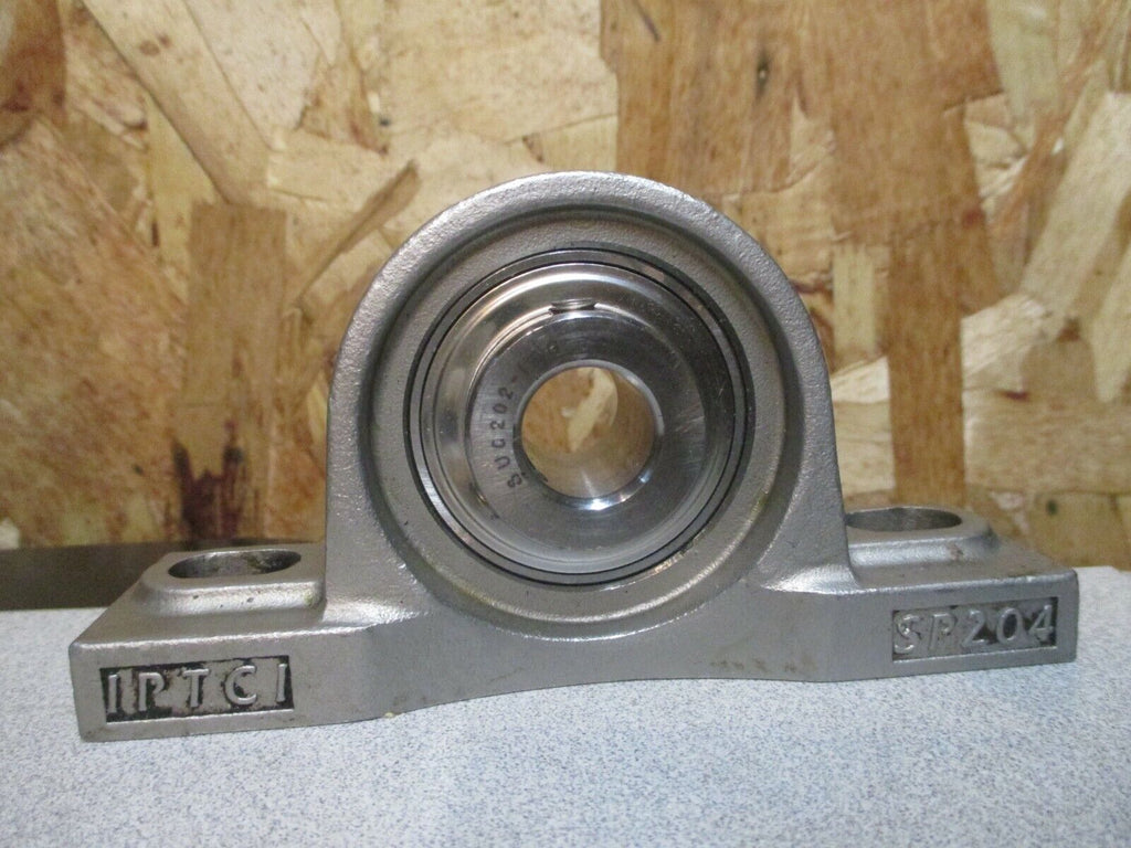 IPTCI PILLOW BLOCK BEARING STAINLESS STEEL SP204 SUC202-10G | eTech Surplus