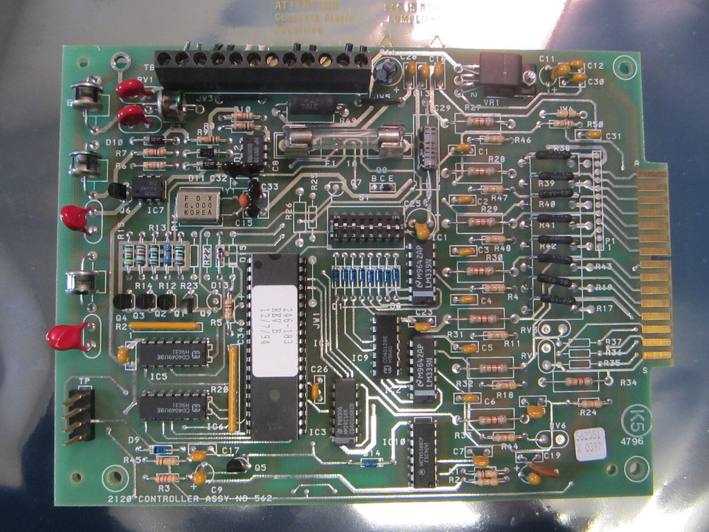 Simplex Fire Alarm Controller Board Assy No. 562351 X 0397 | eTech Surplus