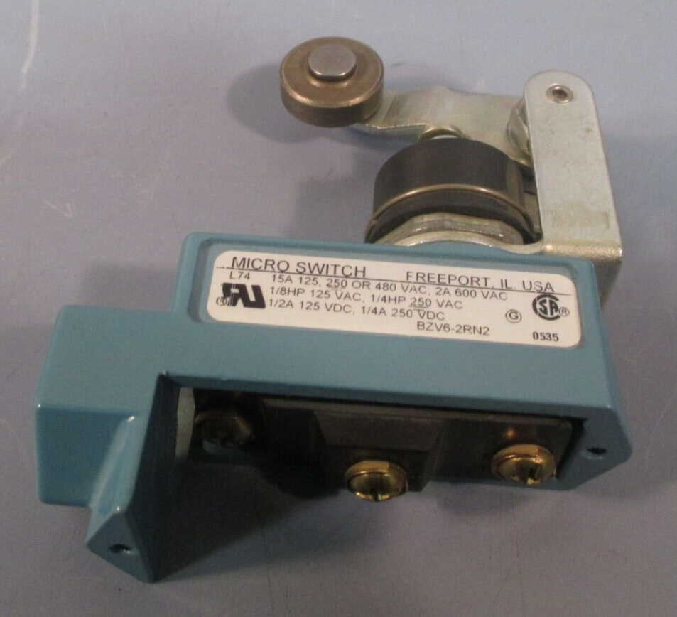 Honeywell Micro Switch Horizontal Roller BZV6-2RN2 | eTech Surplus