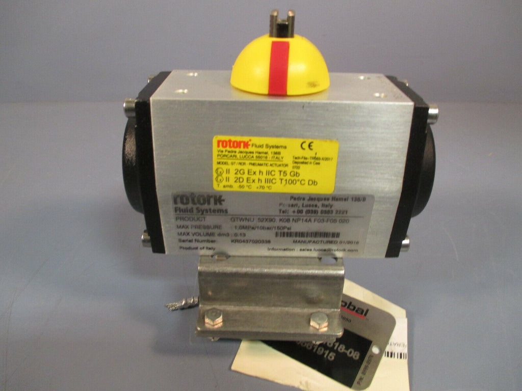 Rotork GT/RCR PNEUMATIC ACTUATOR GTWNU52X90K08NP14AF03-505020 | eTech ...