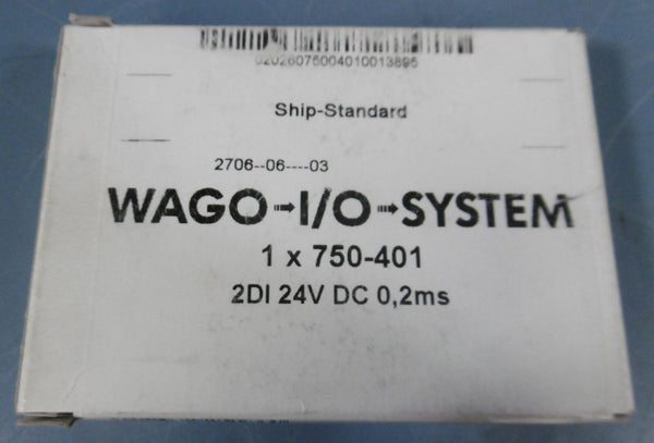 NEW SEALED Wago Digital Input Module 750-501 | eTech Surplus