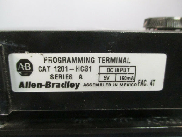 ALLEN-BRADLEY PROGRAMMING TERMINAL SERIES A 1201-HCS1 | eTech Surplus