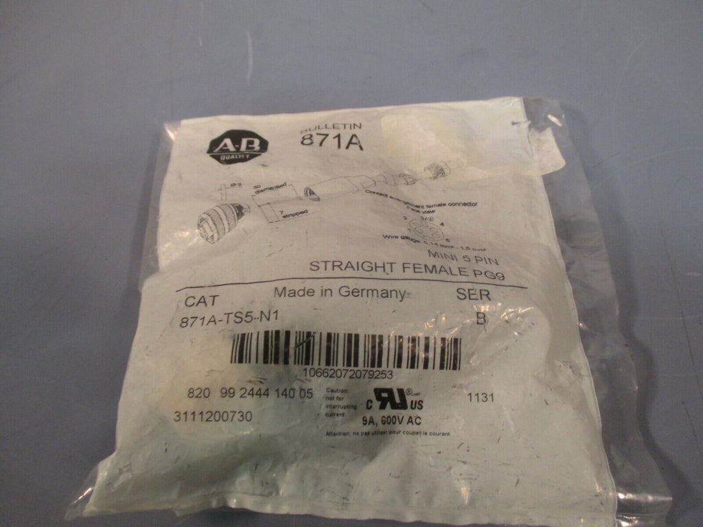 Allen-Bradley Terminal Chamber 5-Pin Ser. B 871A-TS5-N1 | eTech Surplus