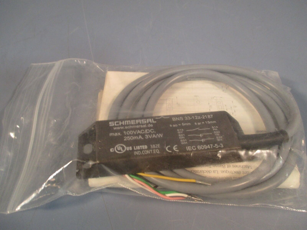 SCHMERSAL Magnetic Actuator Non-Contact Safety Switch BNS33-12Z-2187 ...