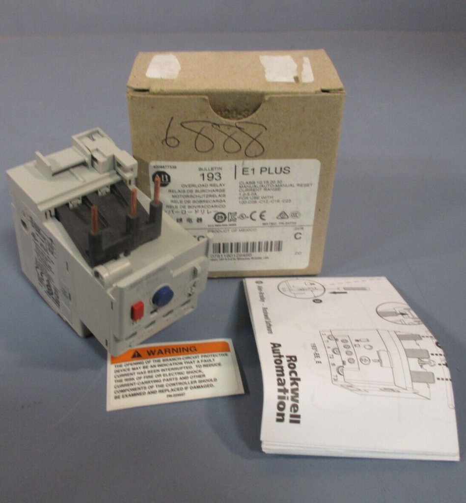 Allen Bradley Overload Relay Ser C 193-EECB | eTech Surplus