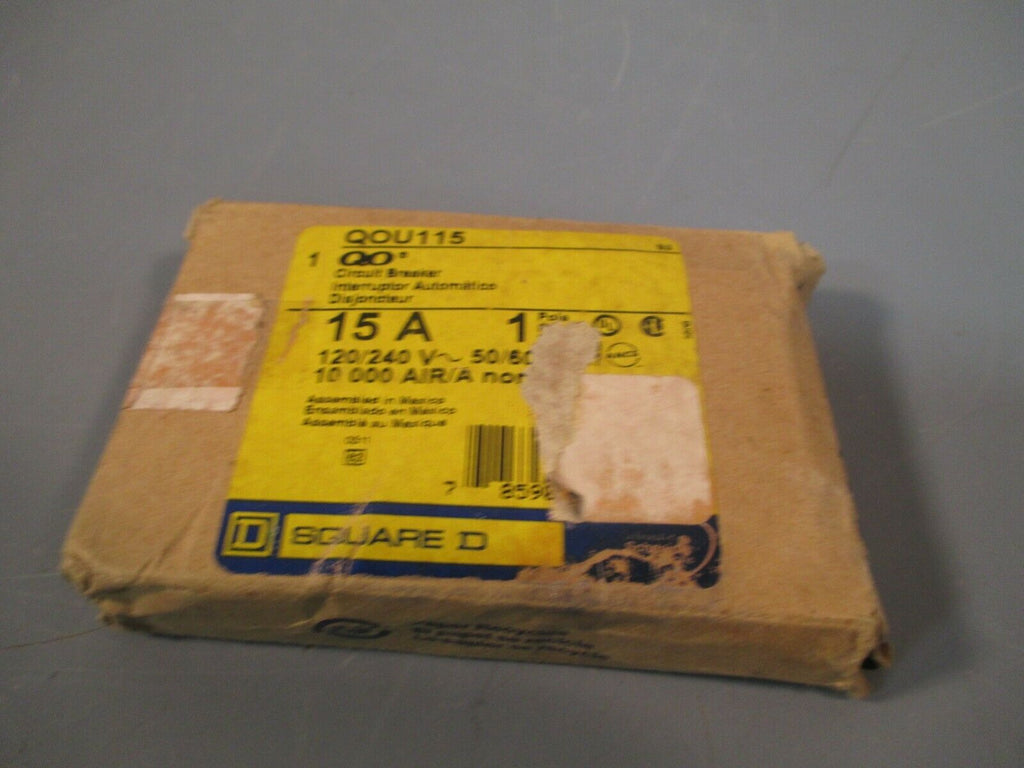 Square D 1 Pole 15 Amp Circuit Breaker QOU115 | eTech Surplus
