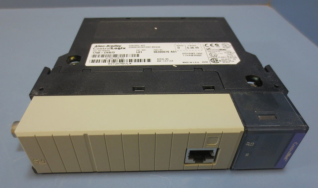 Allen Bradley ControlLogix ControlNet Communications Bridge 1756-CNB/D ...