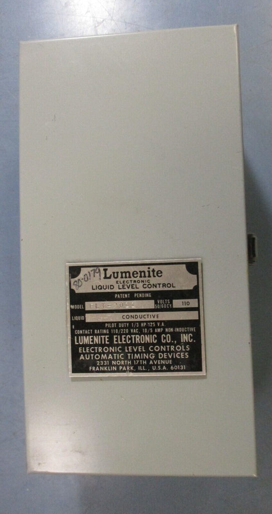 Lumenite Electronic Level Control FLT-2011 110V | eTech Surplus