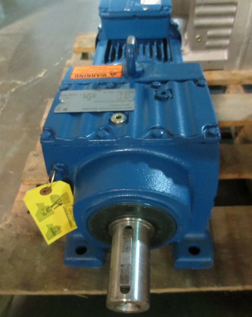 Sew Eurodrive Geared 1.5 HP 3 Ph Motor R77DRE90M4 26 RPM 3495 lb in Ou ...