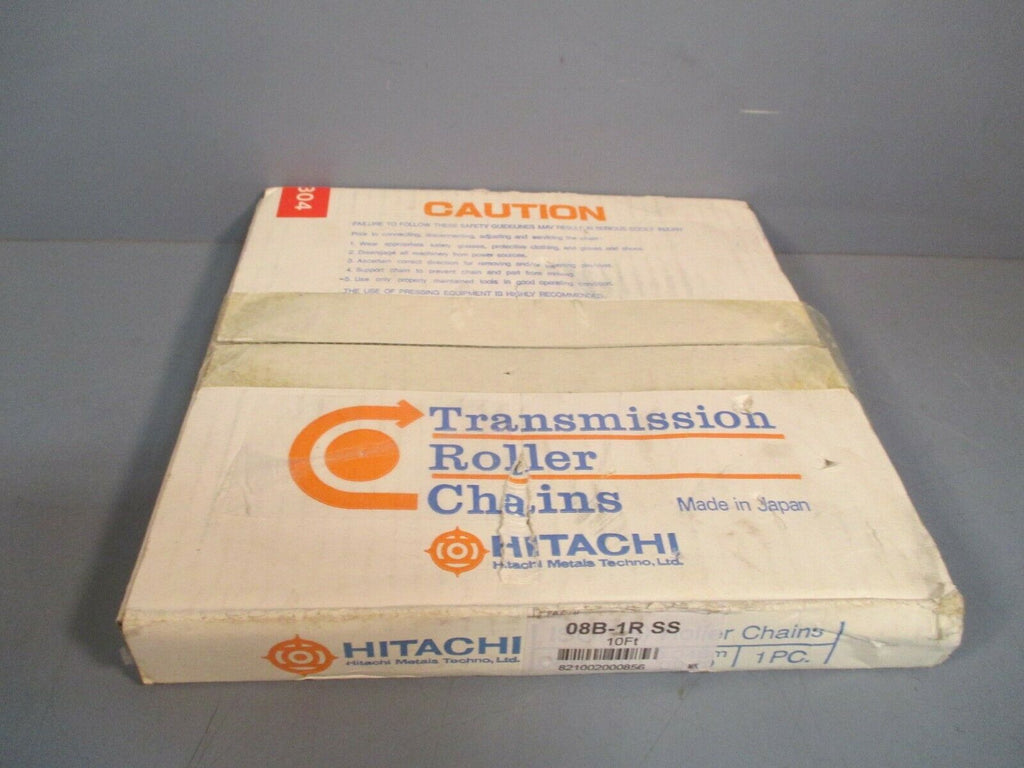 Hitachi 10ft Roller Chain 08B-1R SS | eTech Surplus