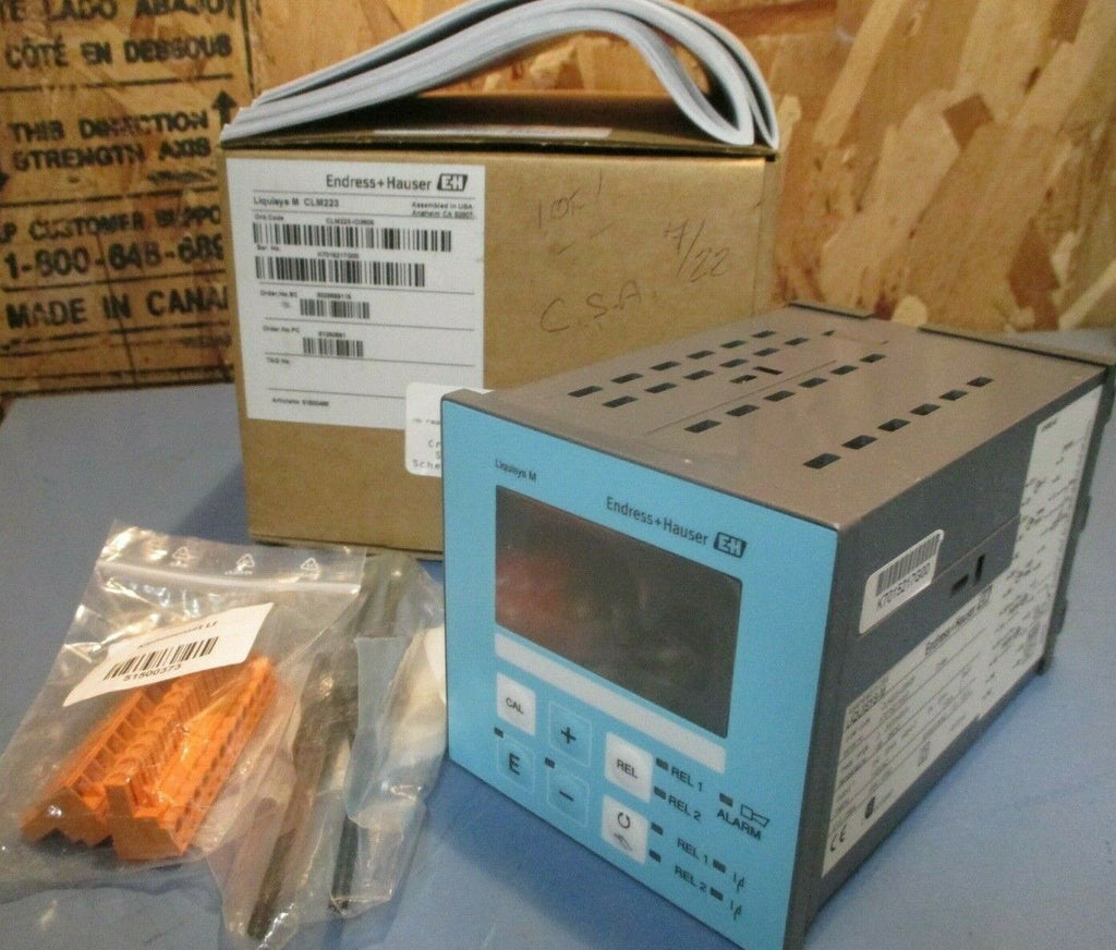 ENDRESS+HAUSER LIQUISYS-M CONDUCTIVITY MODULE TRANSMITTER CLM223-ID360 ...