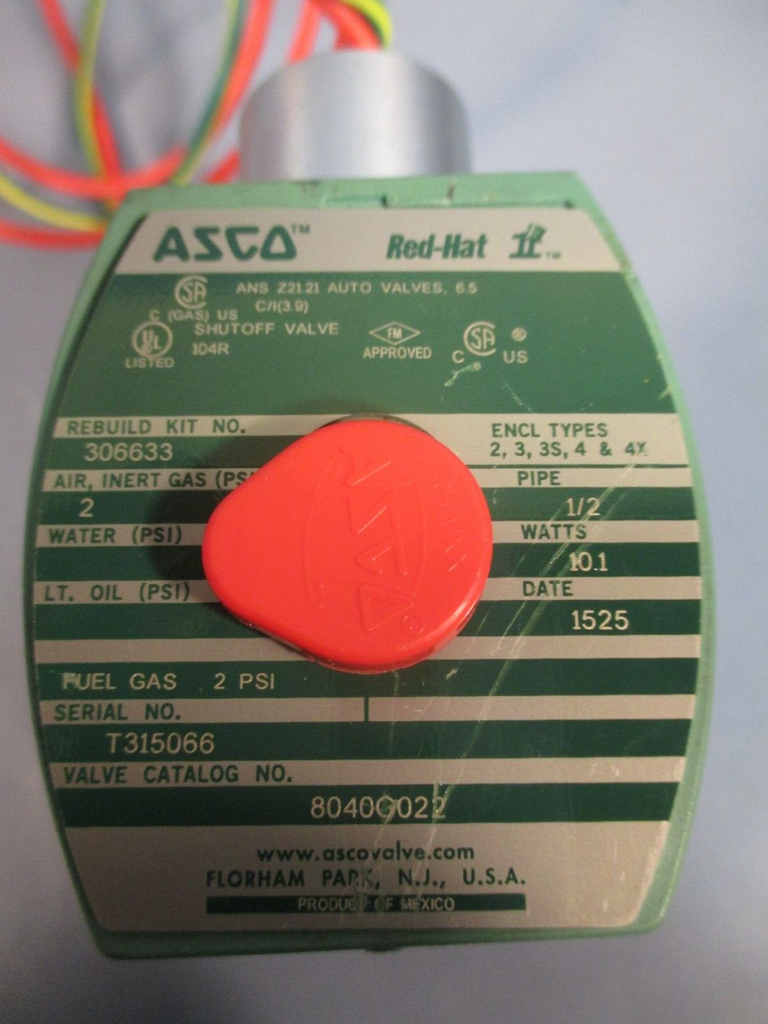 ASCO RED HAT REBUILD KIT SOLENOID VALVE 306633 | eTech Surplus