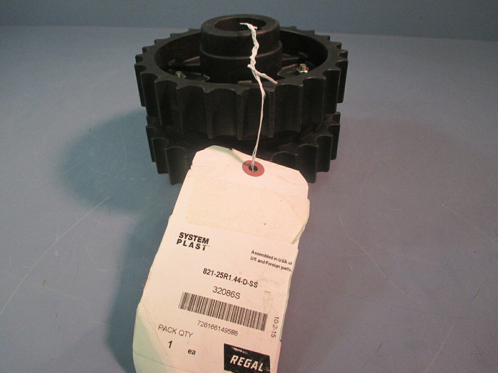 System Plast Molded Sprocket Regal 821-25R1.44-D-SS | eTech Surplus