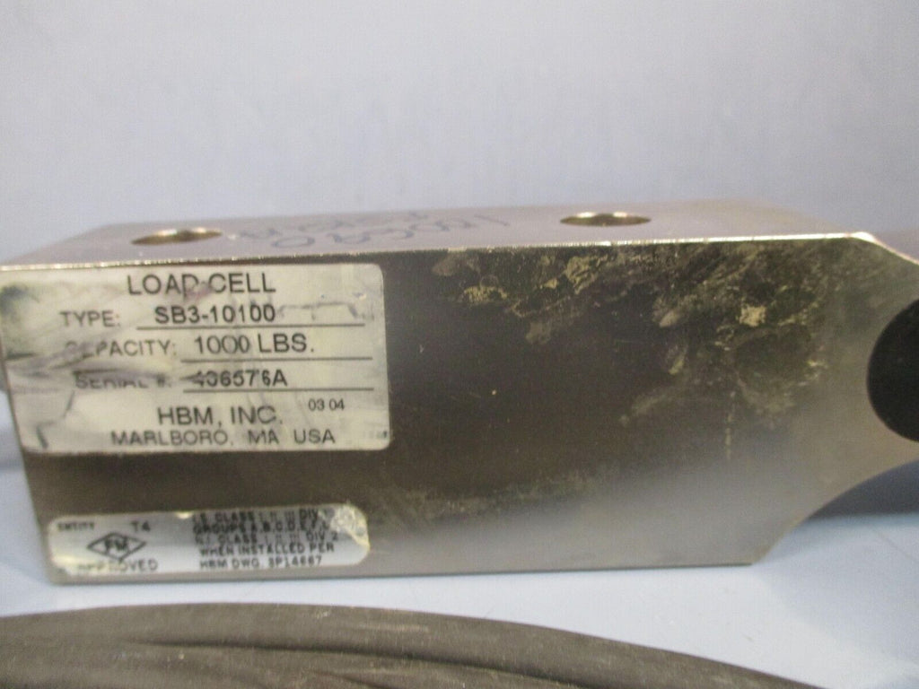 HBM Load Cell Scale 1K Capacity SB3-10100 | eTech Surplus