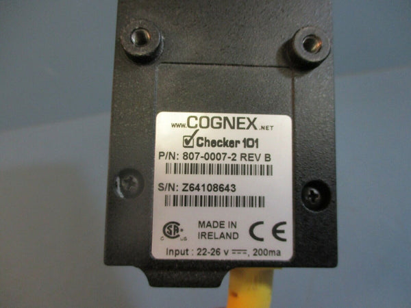 Cognex 807-0007-2 Rev B Checker 101 Vision Sensor | eTech Surplus