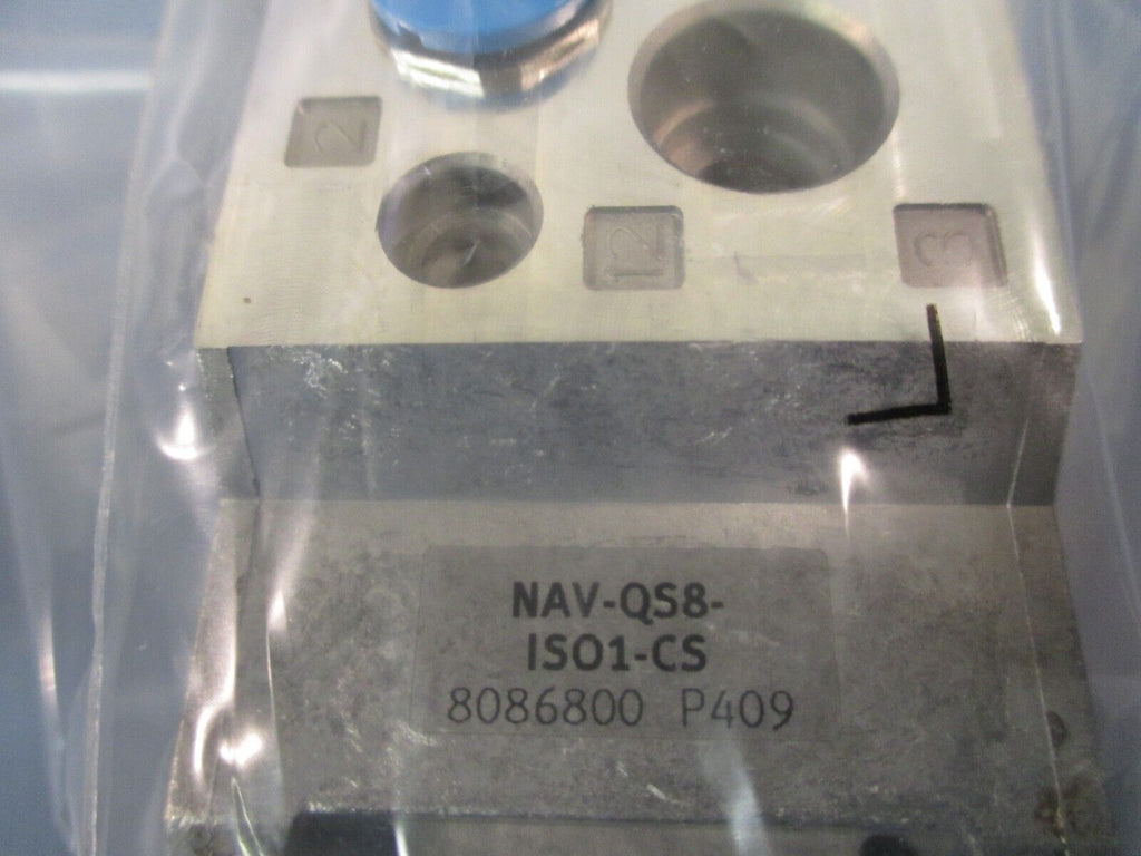 FESTO AIR MANIFOLD Sub-Base NAV-QS8-IS01-CS 8086800 | eTech Surplus