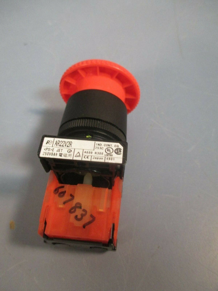 FUJI ELECTRIC PUSH BUTTON SWITCH AR22V2R | eTech Surplus