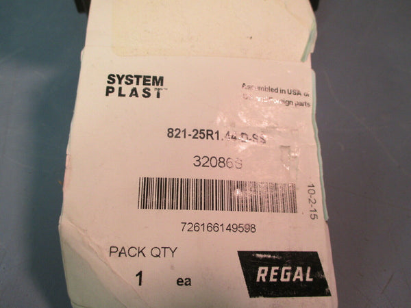 System Plast Molded Sprocket Regal 821-25R1.44-D-SS | eTech Surplus