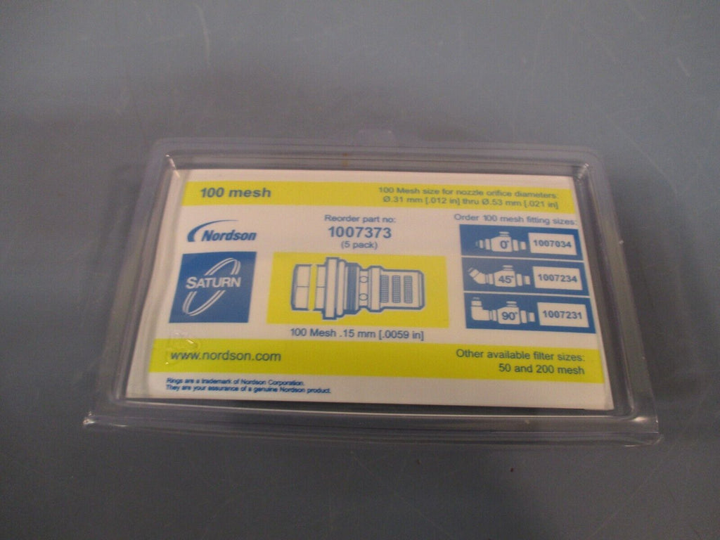 Nordson Saturn 100 Mesh Straight In-line Filter 1007034 | eTech Surplus