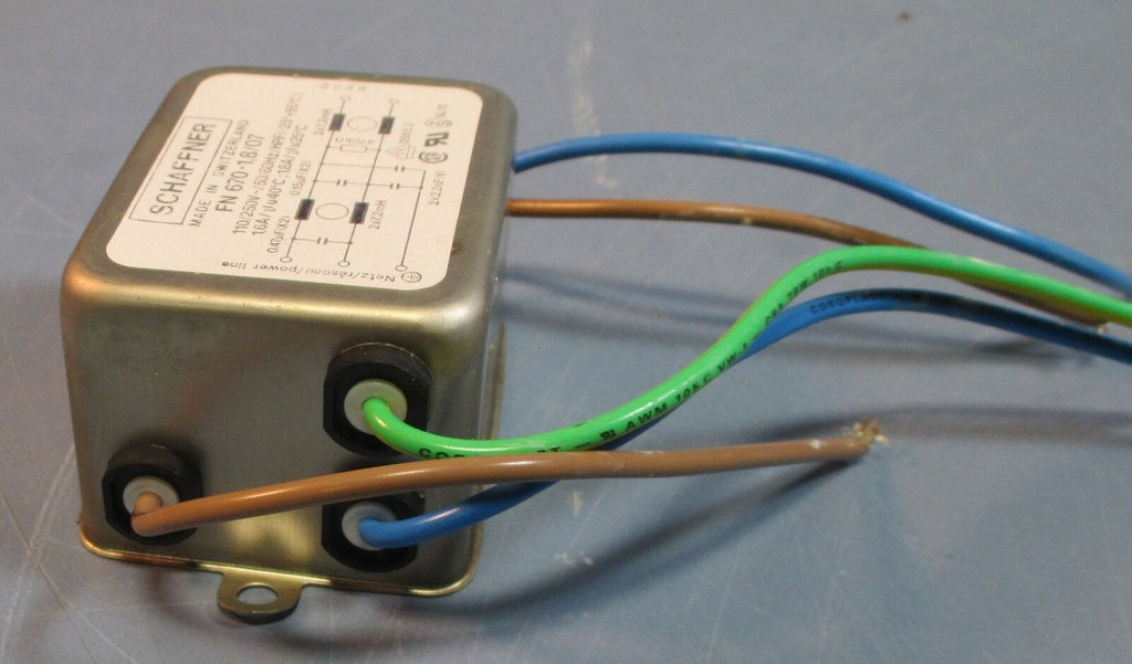 Schaffner FN 670-1,8/07 Power Line Filter 1,6A ; 1,8A NOS | eTech Surplus