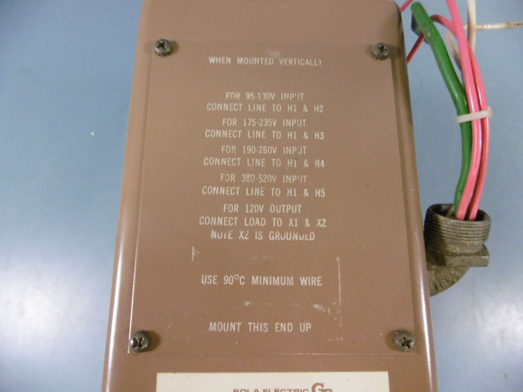 Sola Electric Mini Micro Computer Regulator 63-23-125-4 Ser. 83BF ...