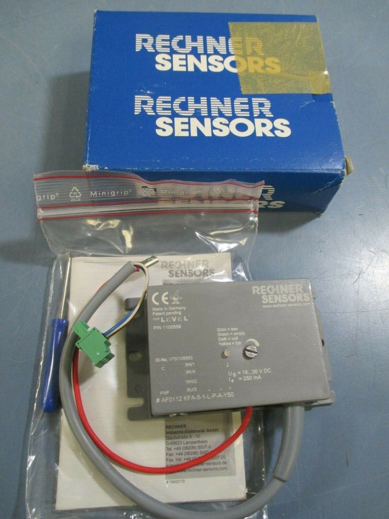 RECHNER SENSORS PROXIMITY SENSOR KFA-5-1-L-P-A-Y50 | eTech Surplus