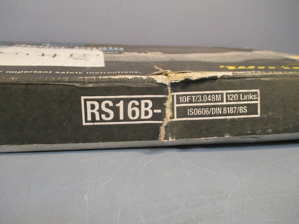 Tsubaki Single Strand Riveted Metric Roller Chain 10 Ft 120 Links Rs1