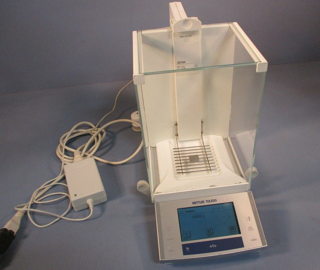 Mettler Toledo XS104 Analytical Balance Scale 120 g Max, d = 0.1 mg | eTech Surplus