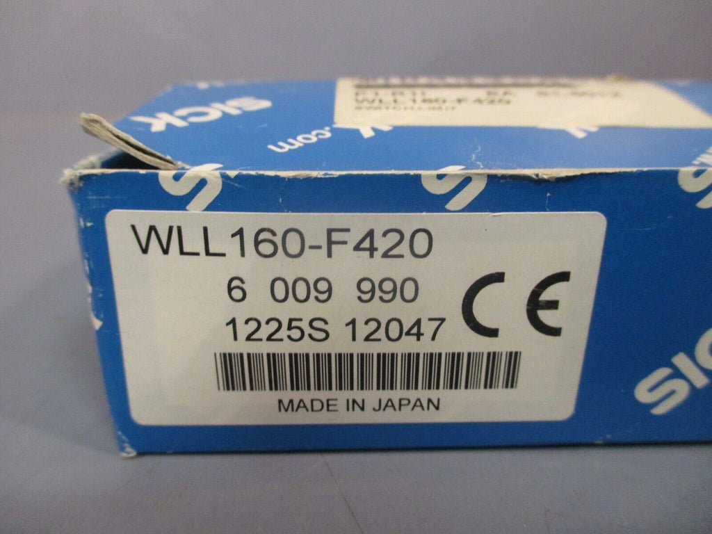 SICK PHOTO FIBER OPTIC SWITCH 4-PIN 10-30 VDC 100MA WLL160-F420 | eTech Surplus