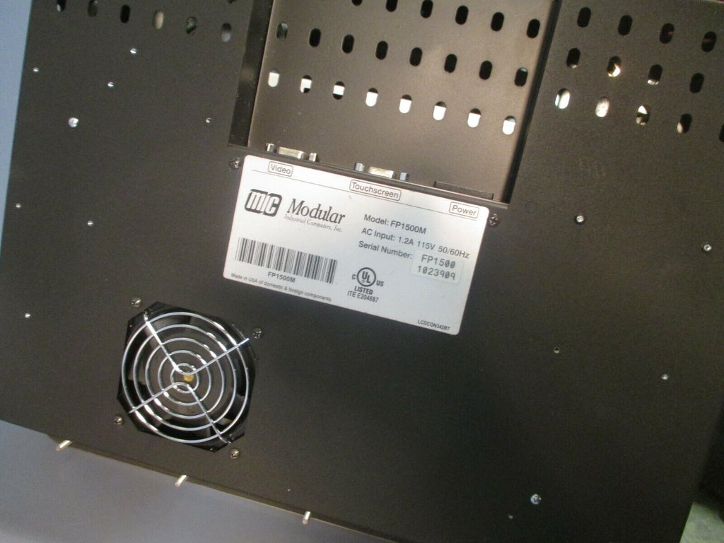 MIC MODULAR INDUSTRIAL COMPUTER 15" TOUCHSCREEN MONITOR FP1500M | eTech ...